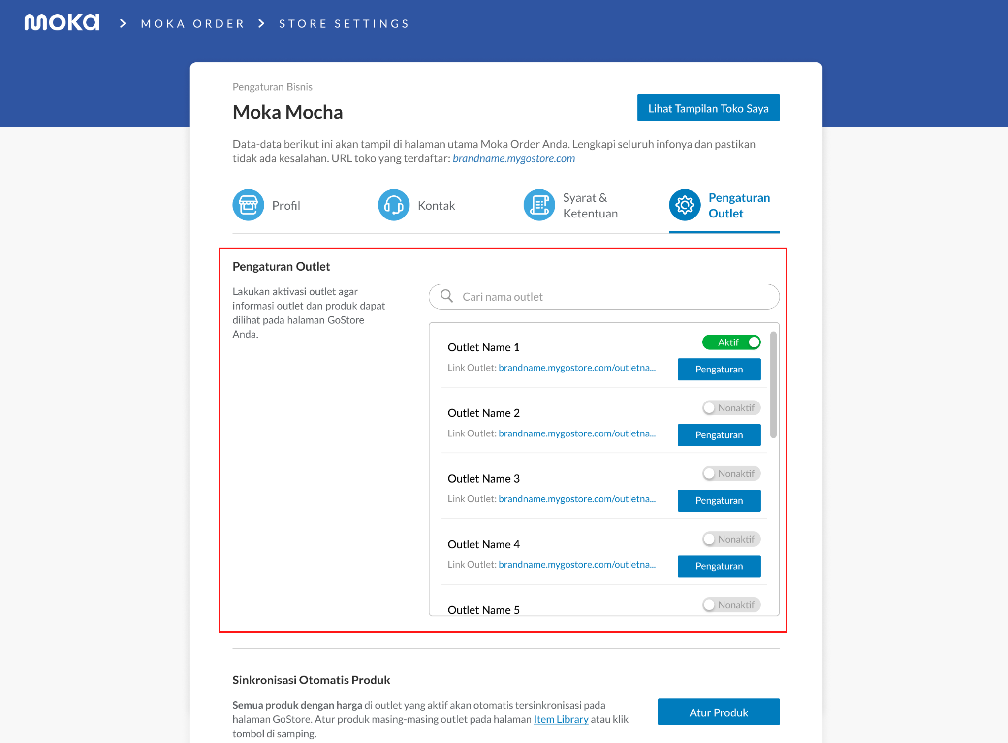 Cara Mengaktifkan Situs Moka Order