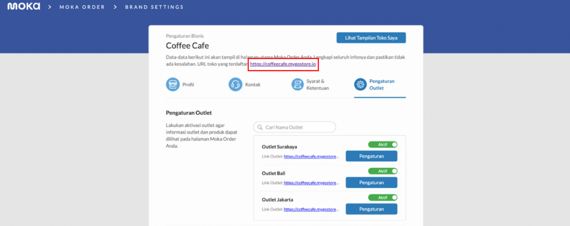 Cara Mengaktifkan Situs Moka Order