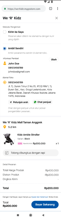 Cara Pelanggan Menggunakan Fitur Pickup (Ambil Sendiri) di Moka Order